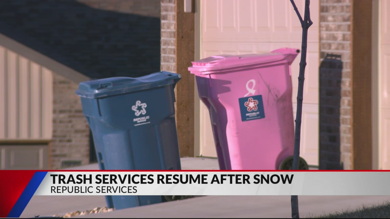 Trash service in local neighborhoods returns after delays