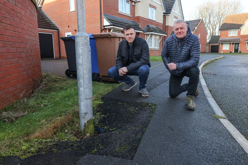 Families 'abandoned' on new estate where lights don't work and road ...