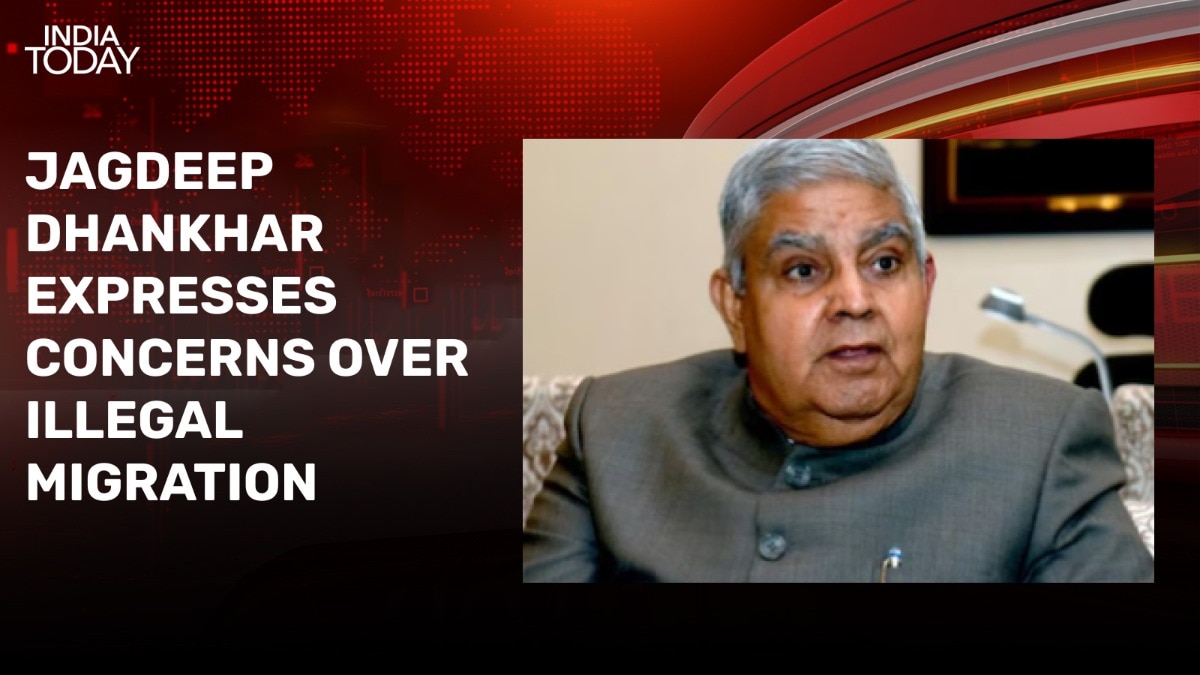 Vice President Jagdeep Dhankar cites threat from illegal migration