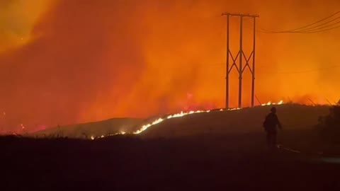 US: Clay Fire Breaks Out In Riverside County, California