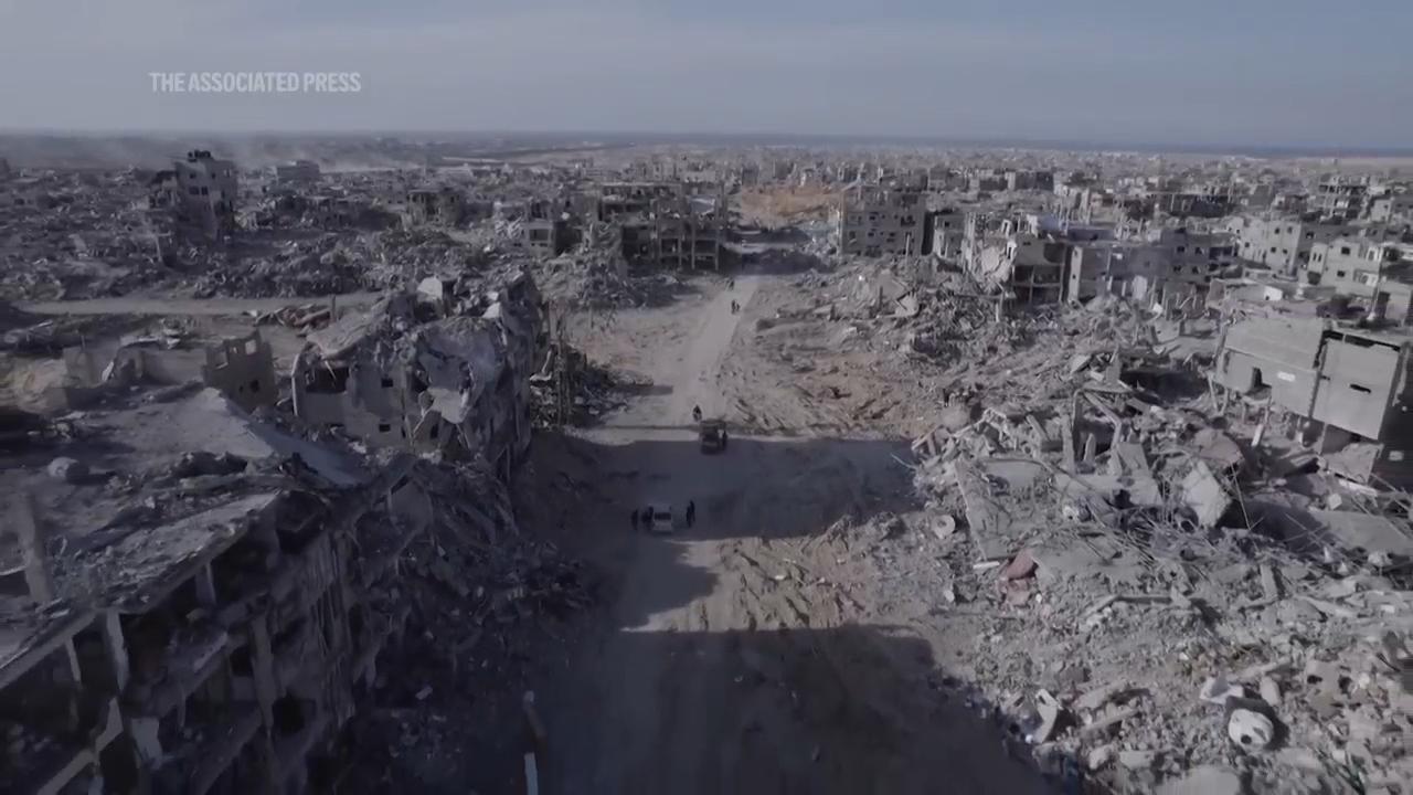 Aerial views show widespread destruction of Rafah and thousands of ...