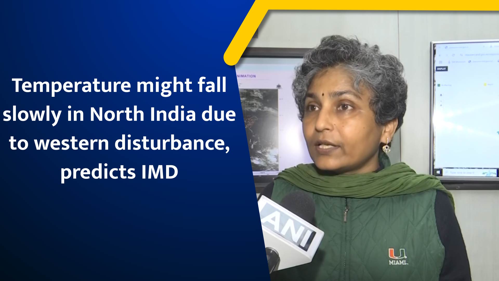 Temperature might fall slowly in North India due to western disturbance ...