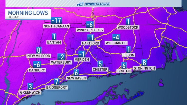 Another freezing cold day on Wednesday