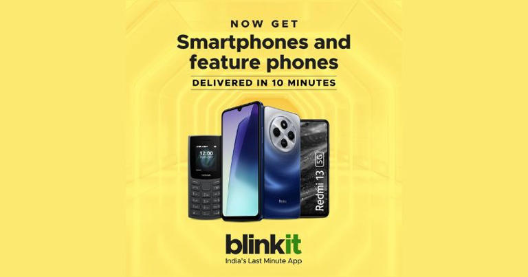 Blinkit begins 10-minute delivery of Nokia and Xiaomi phones in select ...