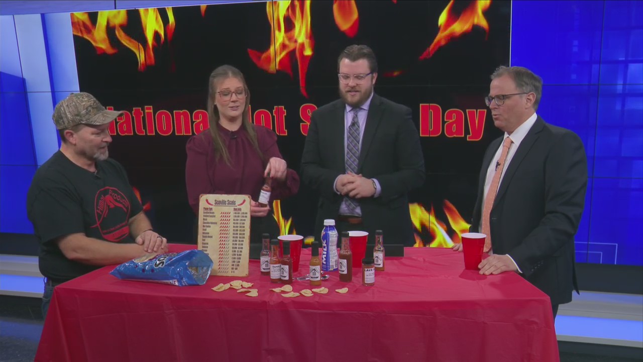 The Morning Show tries Local Hot Sauce Flavors!