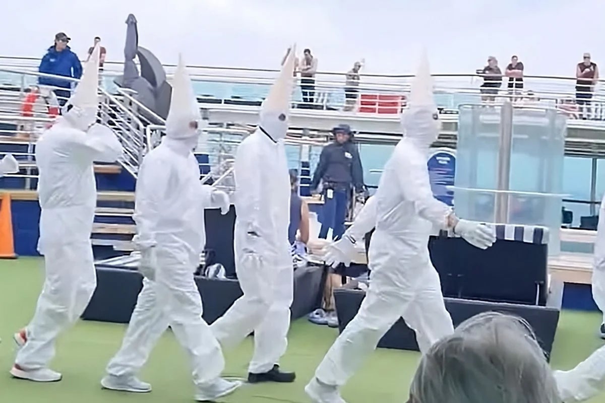 Cruise line insists staff weren’t in Ku Klux Klan gear after fancy ...