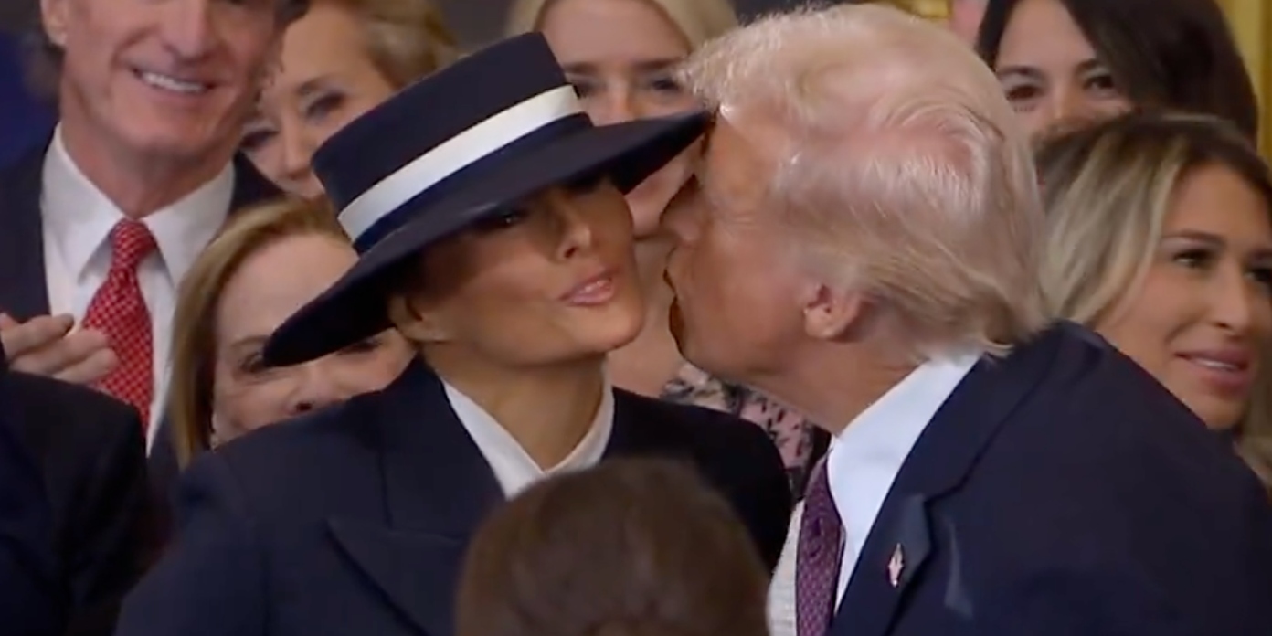 Trump's failed kiss: What it really reveals about his relationship with ...