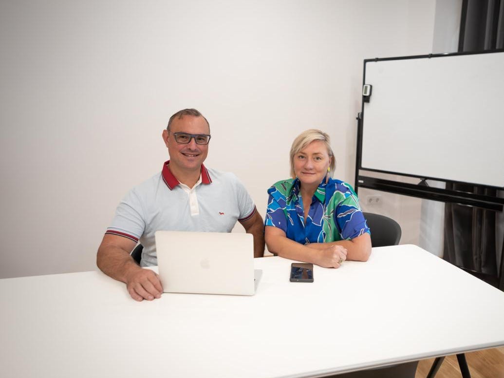 I started my own marketing business and my husband works for me. It ...