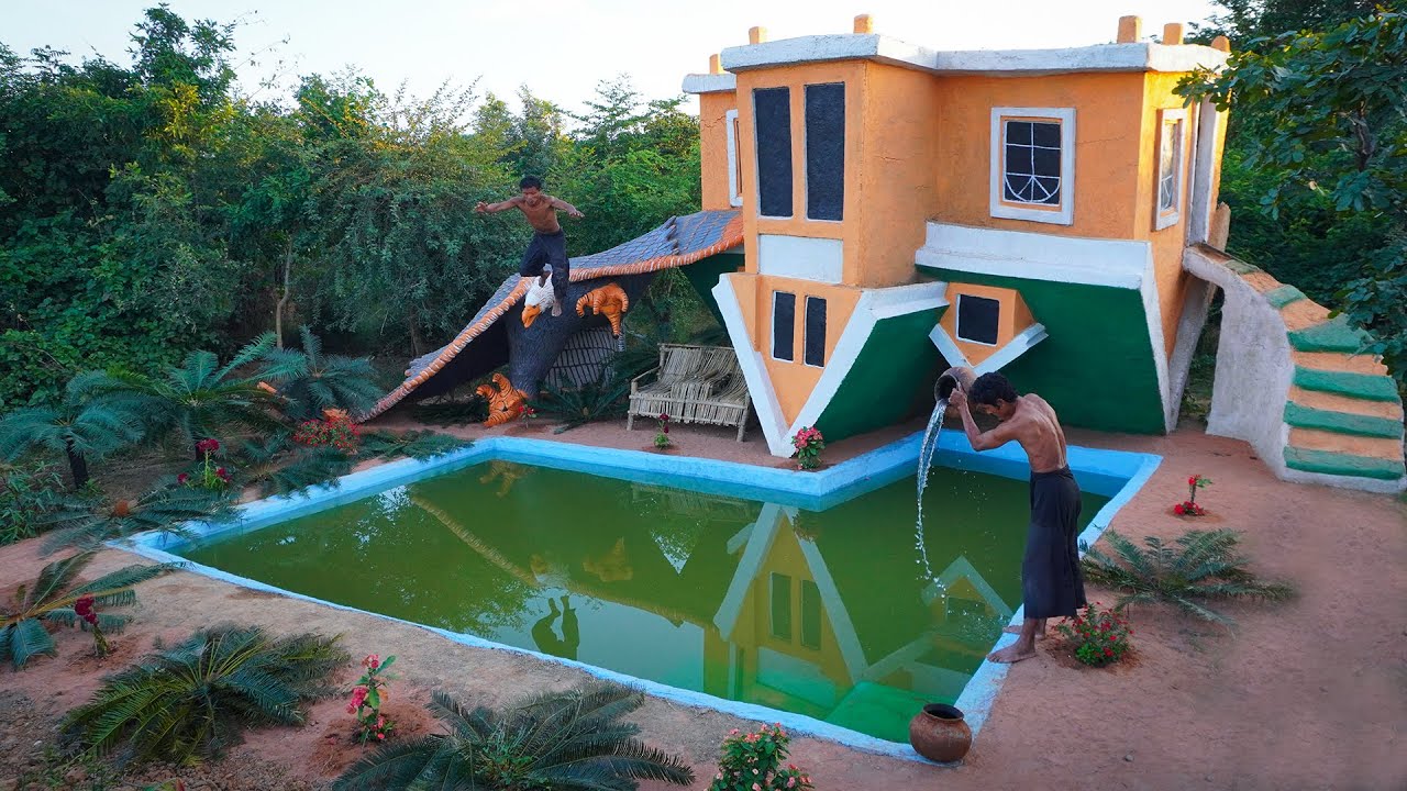 Built by Bare Hands – A Jungle Swimming Pool More Magical Than Million ...