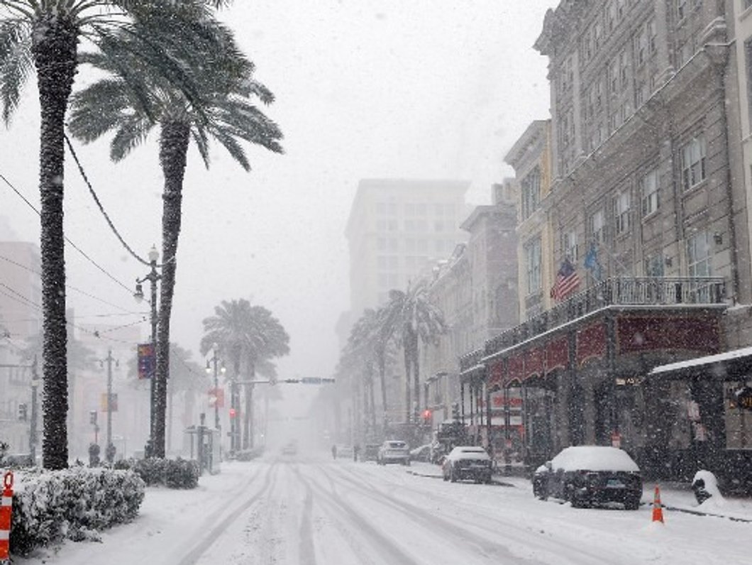 Winter chaos in the USA: snow even in Florida