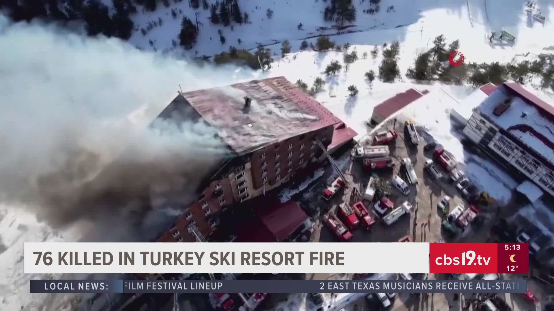 Nearly 80 killed in ski resort fire