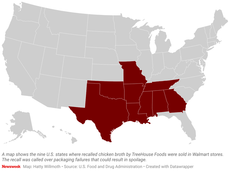 Walmart Broth Recall Update as FDA Sets Risk Level