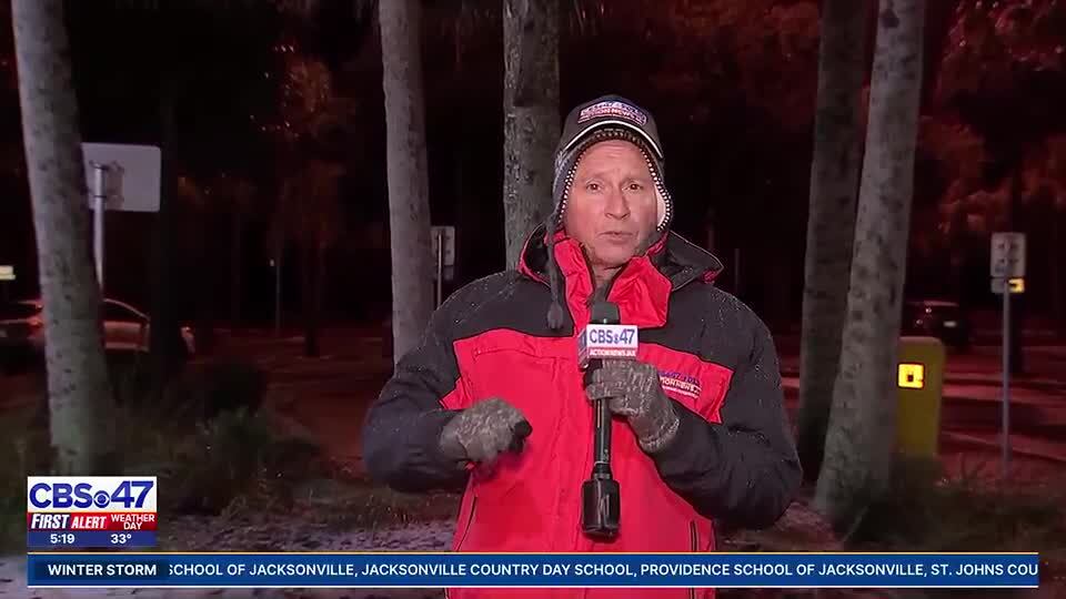 Sleet in Nassau County | Chief Meteorologist Mike Buresh covers the ...