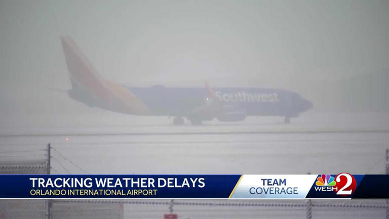 Winter storm causing flight delays, cancellations at Orlando ...