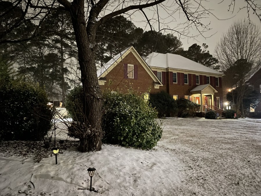 Tracking snow totals across ENC