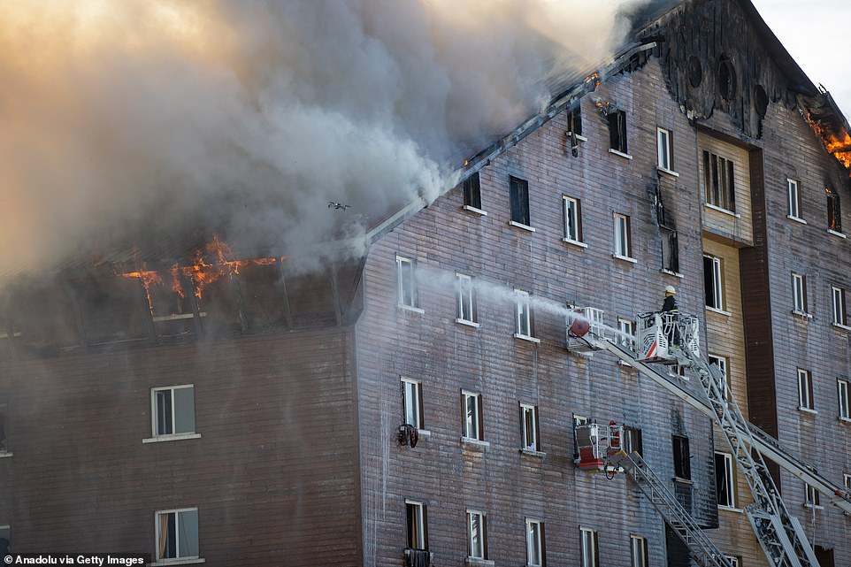 Death toll in ski resort hotel fire climbs to 66