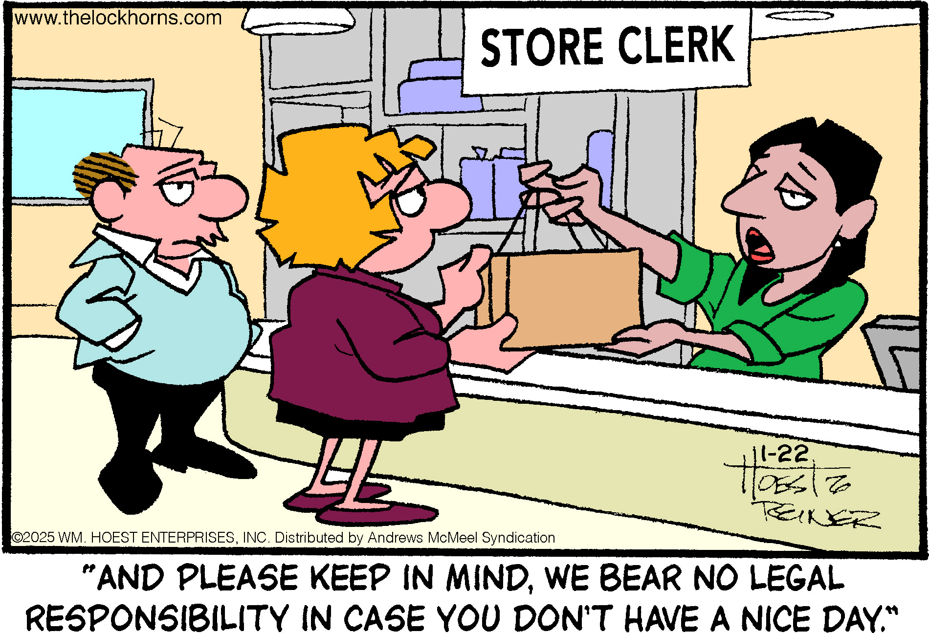 The Lockhorns by Bunny Hoest and John Reiner