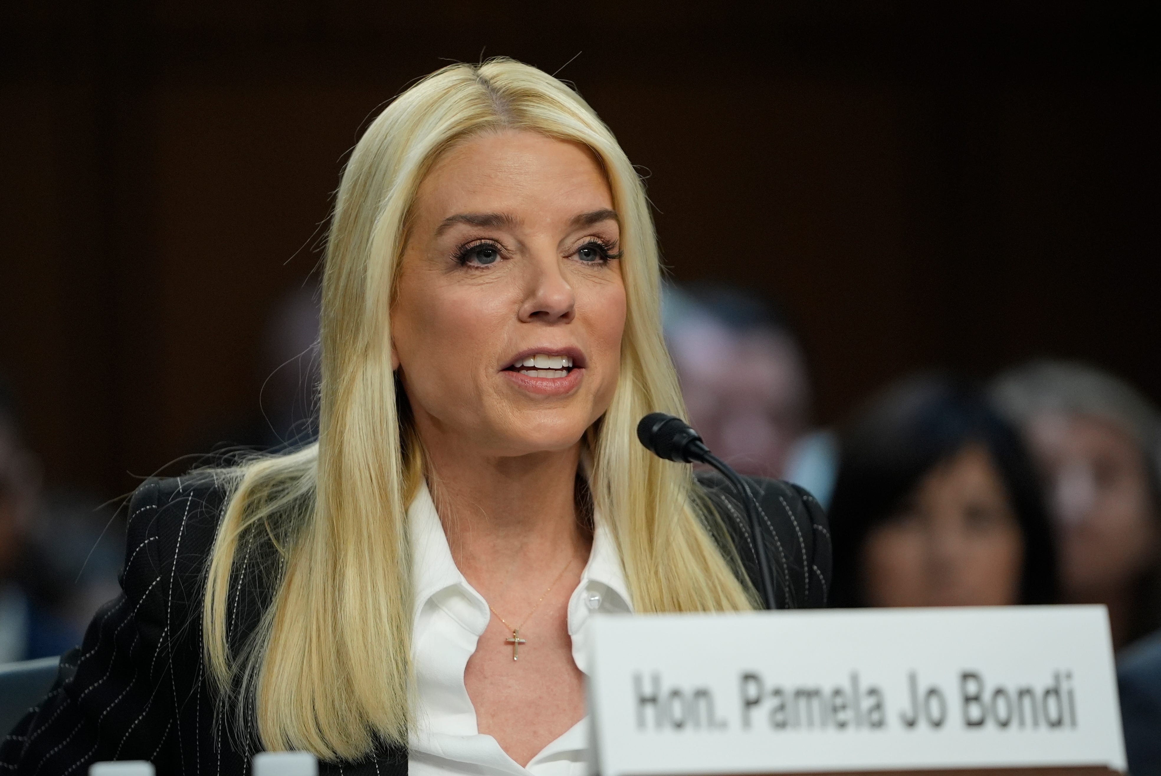 Trump attorney general pick Pam Bondi wins Senate committee approval on ...
