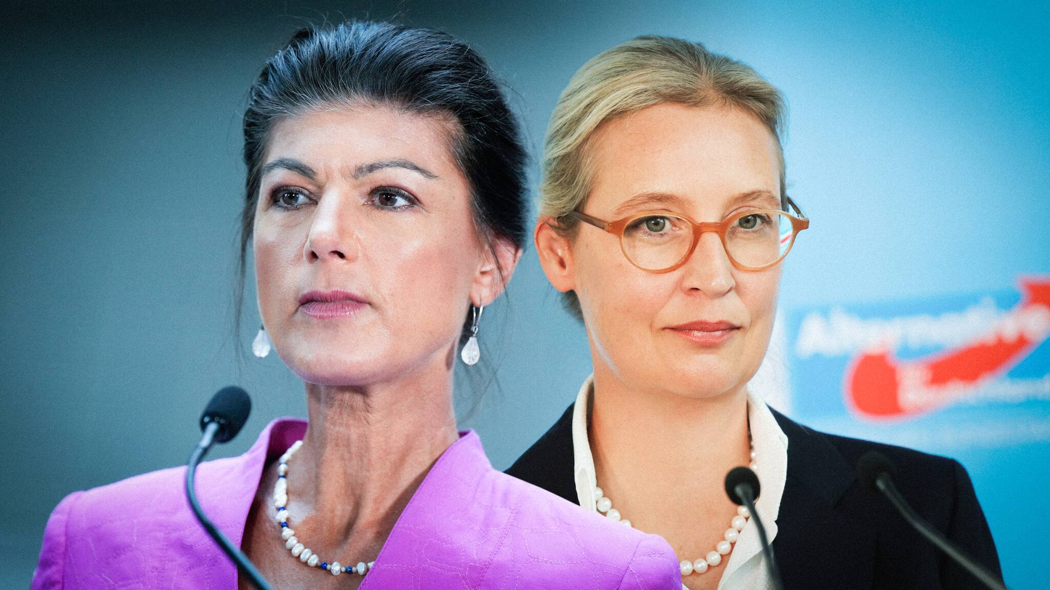 Sahra Wagenknecht und Alice Weidel – ihre Ähnlichkeiten, ihre Unterschiede
