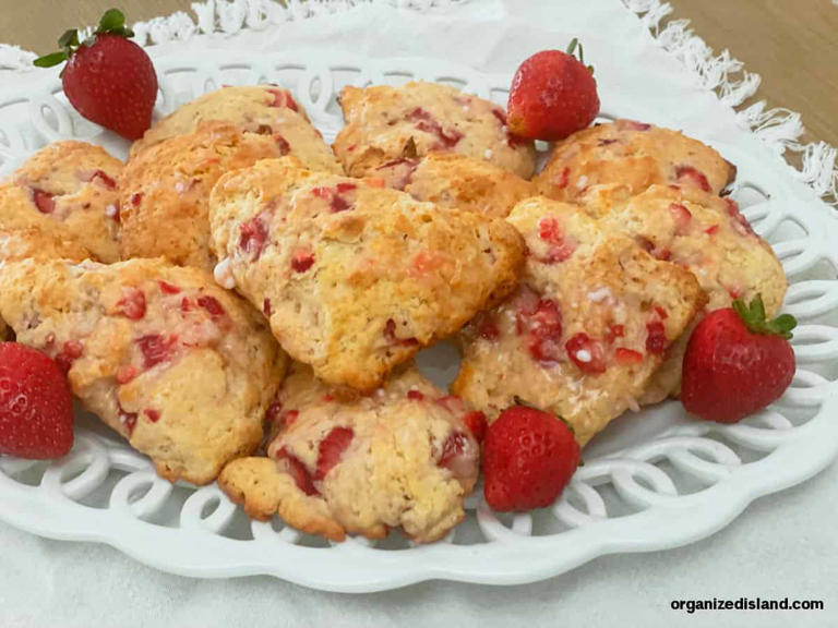 Strawberry Scones