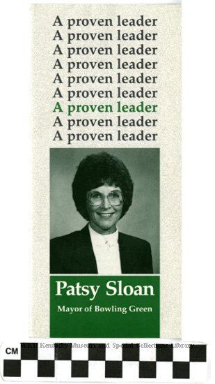 Bowling Green’s first female mayor, Patsy Sloan, passes away