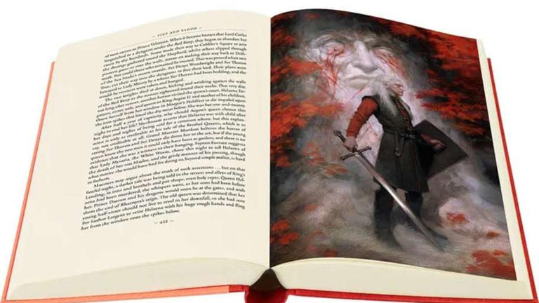 Check out beautiful images from a new edition of Fire & Blood, adapted ...