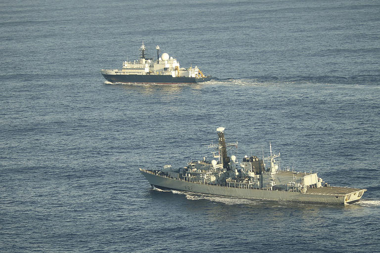 "We know what you’re doing": Russian spy ship Yantar loitering near UK ...