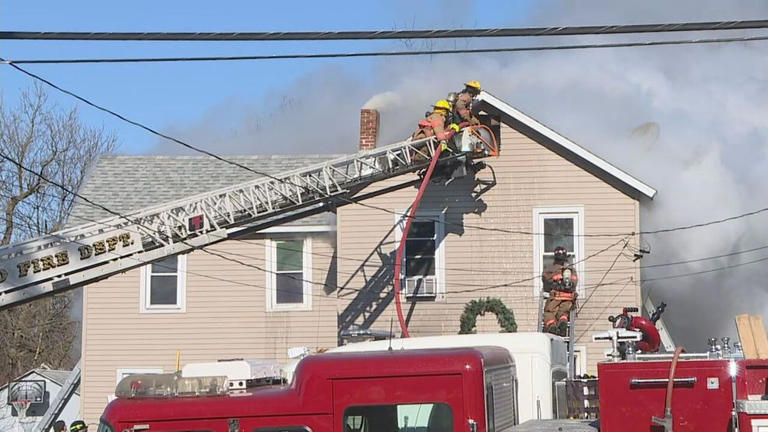 Crews that battled massive fire Tuesday night in Ovid fight 2 more ...