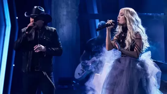 Jason Aldean defends Carrie Underwood after Trump's inauguration ...