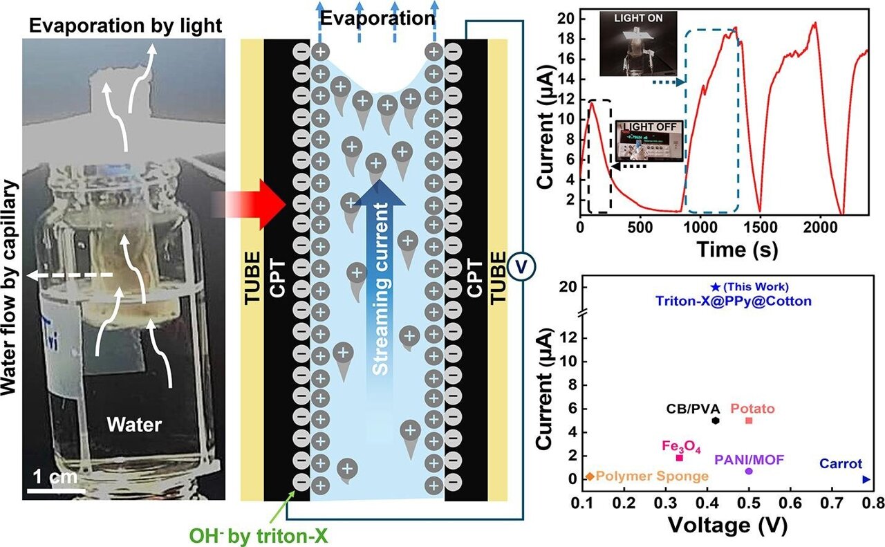 Turning water into electricity while detecting fires: Researchers ...