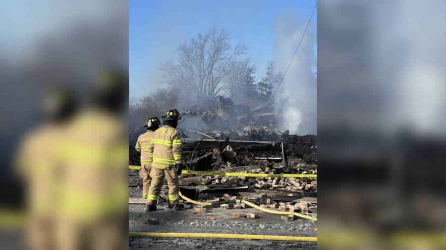 Massive Ovid fire caused by charging device