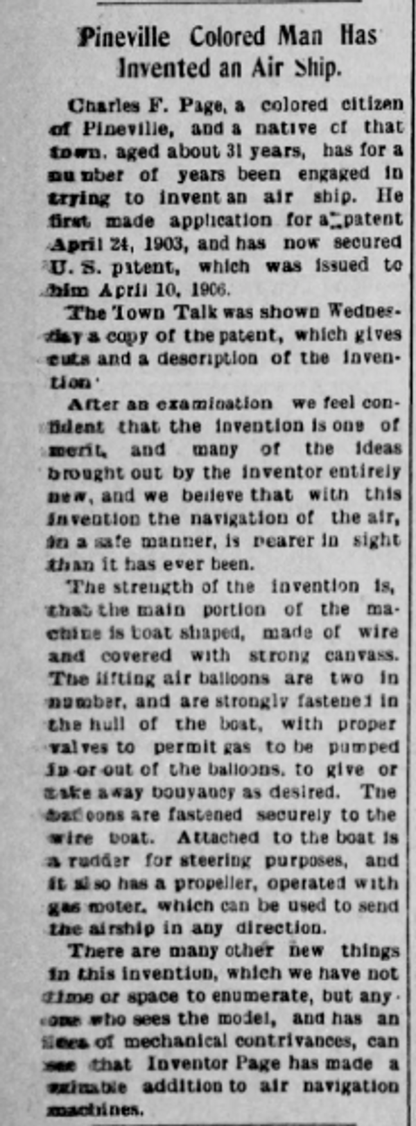 Forgotten Black Aviator Patented Flying Machine Before Wright Brothers ...