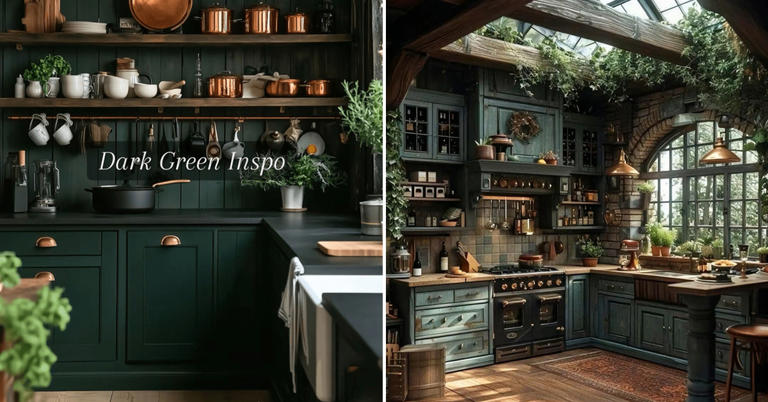 40+ Dark Green Home Designs That Feel Like Living In A Lush Forest Dream