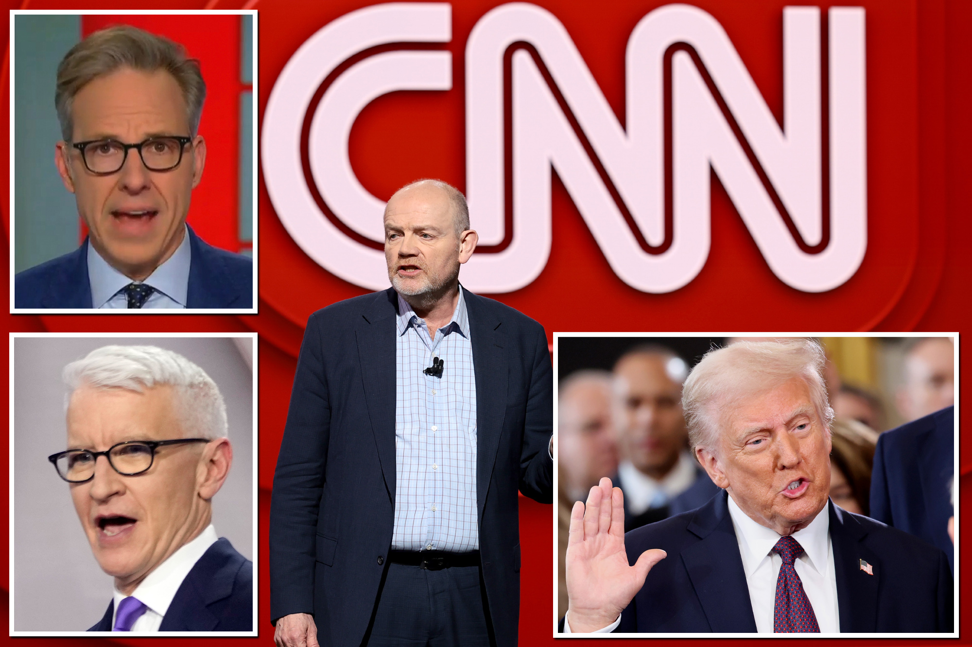 CNN boss Mark Thompson told Jake Tapper, Anderson Cooper and 100 other ...