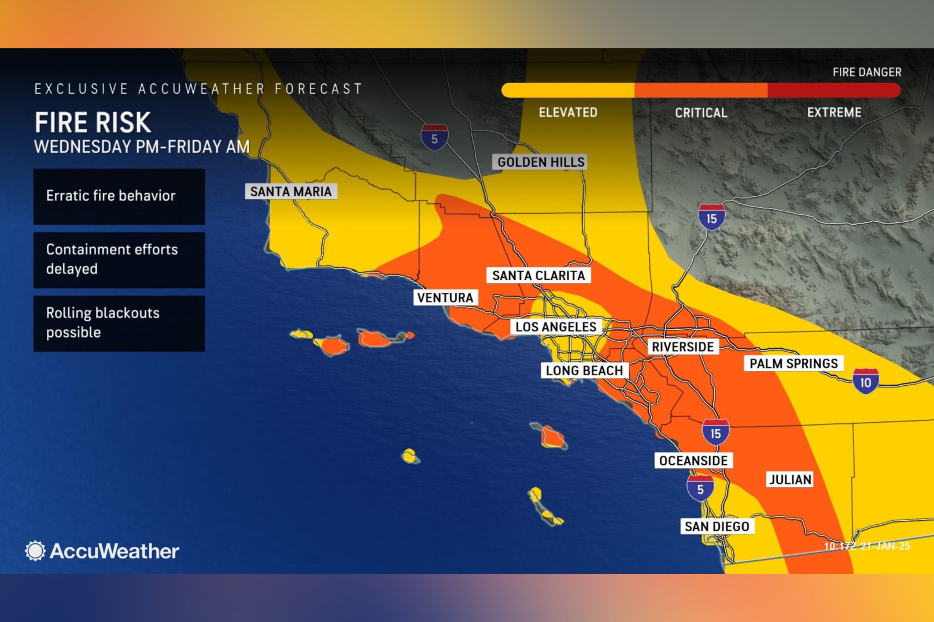 California Fire Map Shows Areas in Greatest Danger As New Blazes Erupt