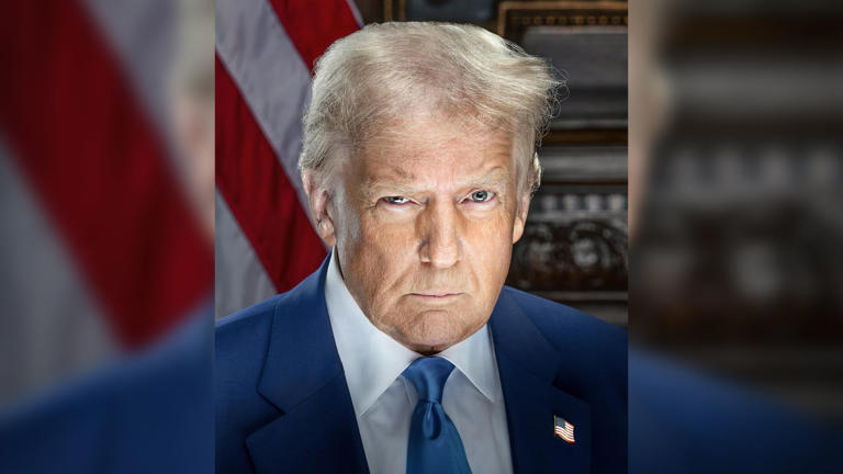 Nikon Z9 takes Donald Trump's official portrait as Kamala Harris ... Nikon Z9 takes Donald Trump's official portrait as Kamala Harris ...