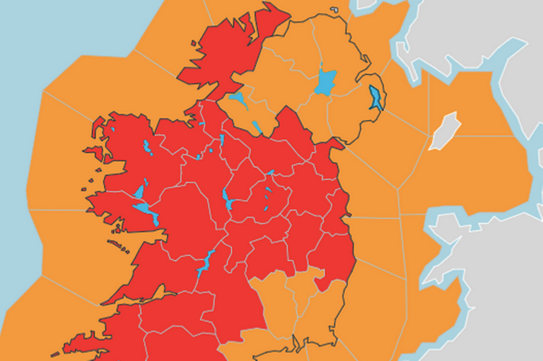 Dublin placed under Status Red Storm Eowyn wind warning