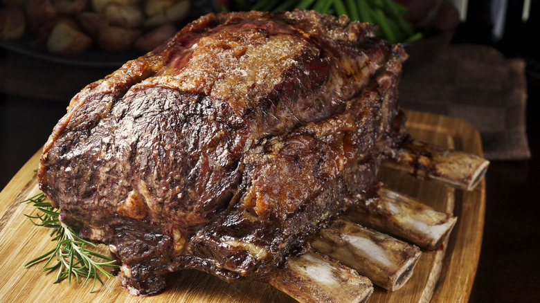 One Of The Best Ways To Enjoy Prime Rib Doesn't Involve A Fork And Knife
