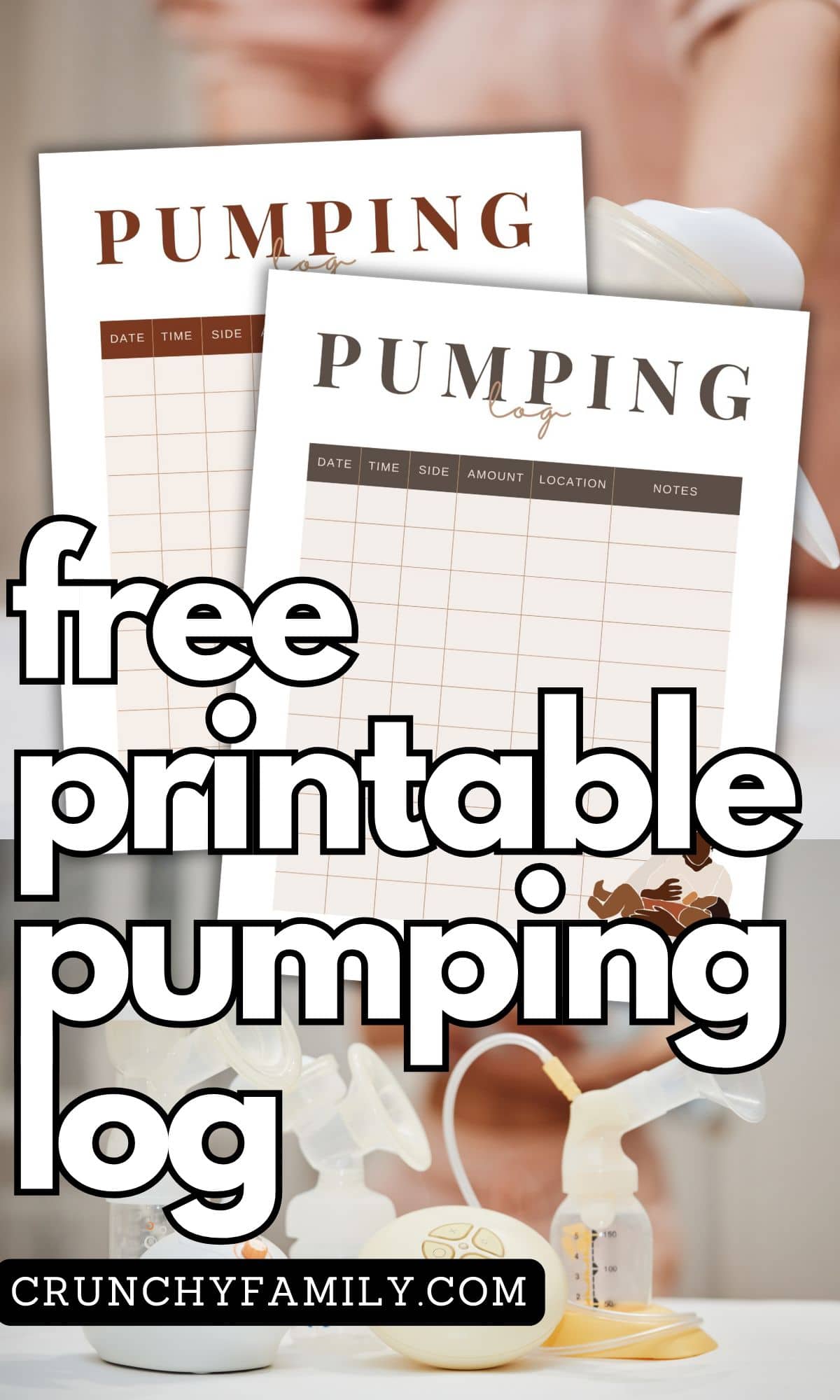 Free Printable Pumping Log For Nursing Moms