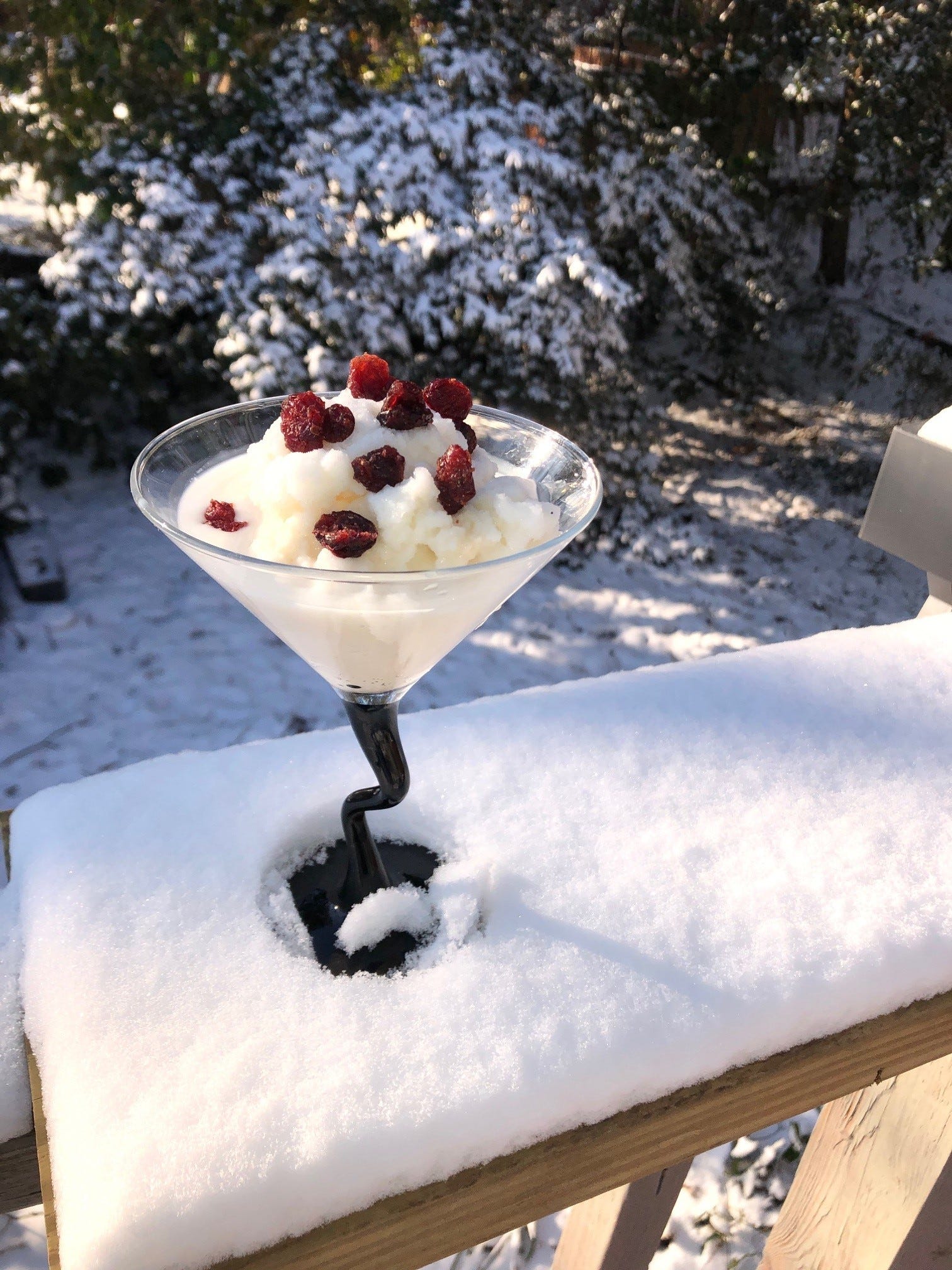 When it snows in Augusta, it's time to make snow cream, a simple, easy ...