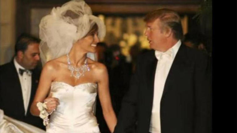 Donald y Melania Trump celebran 20 años de su espectacular boda