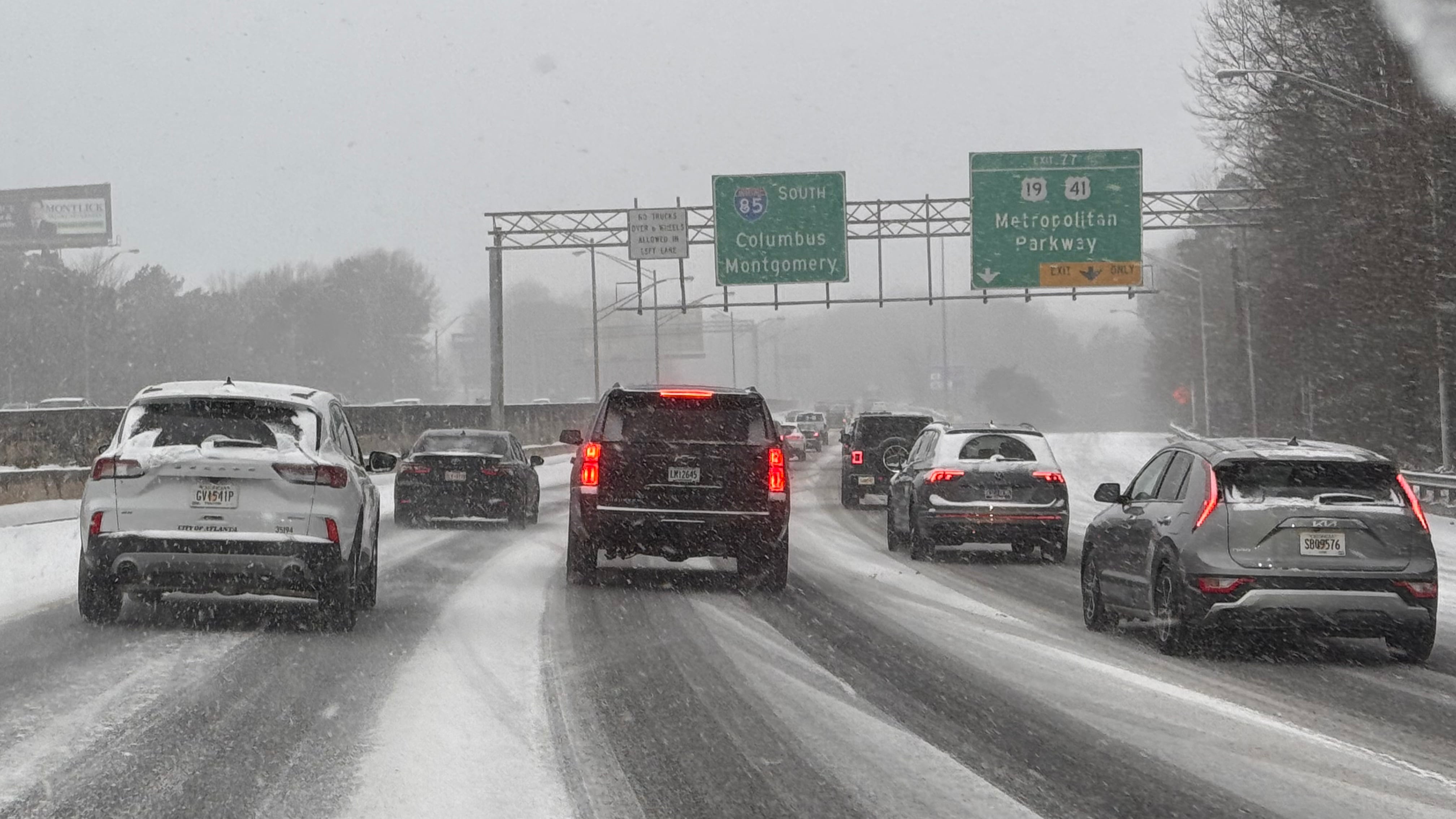 Atlanta sees about an inch of snow during second winter storm of the ...