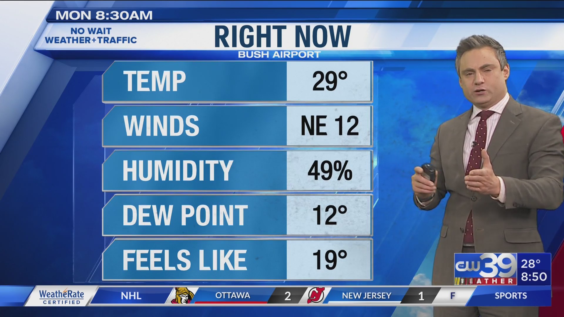 CW39 Winter storm coverage for January 20, 2025