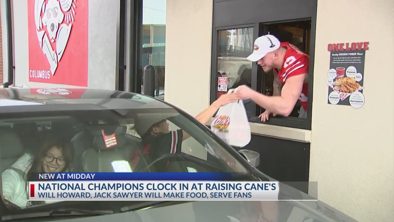 National champions clock in at Raising Cane's