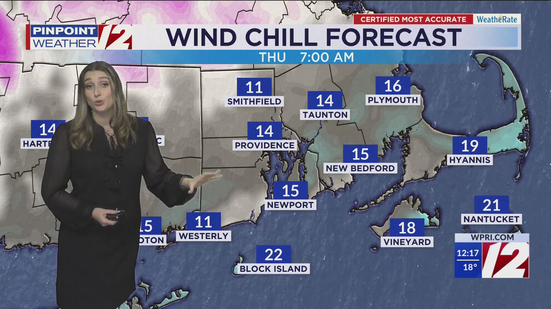 WPRI 12 Weather Forecast 1/22/25