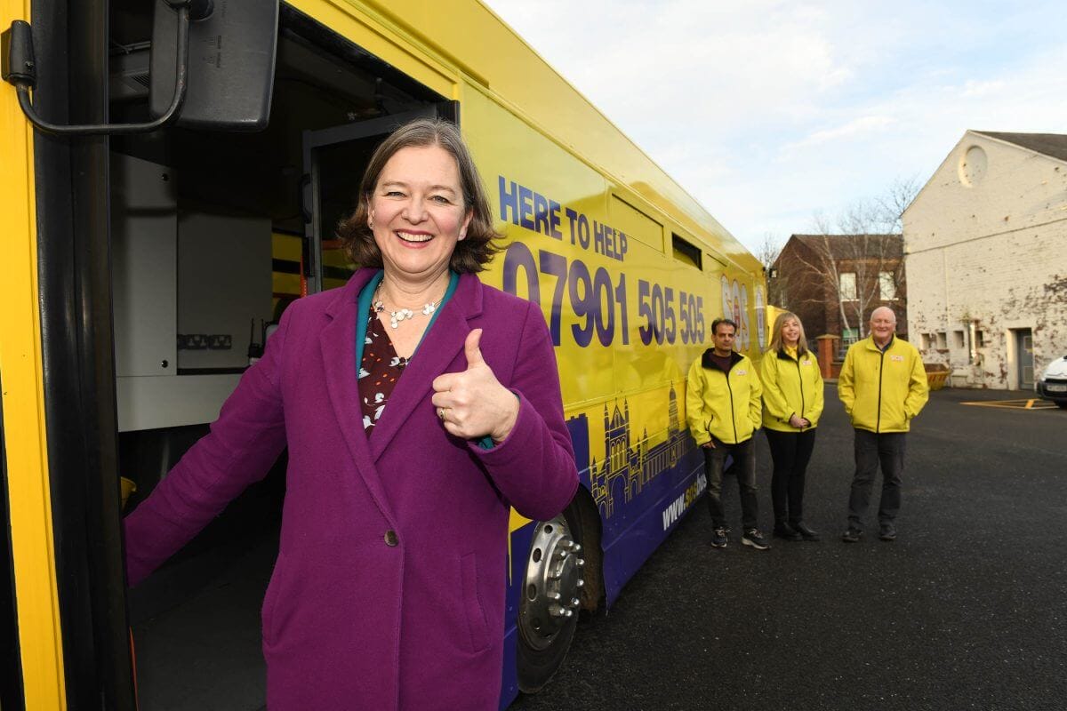 SOS Bus NI Welcomes Northern Ireland Office Minister