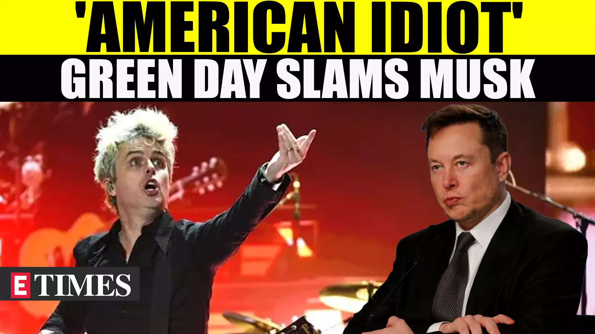 Green Day Takes Aim at Elon Musk In His Birth Country With Brutal ...