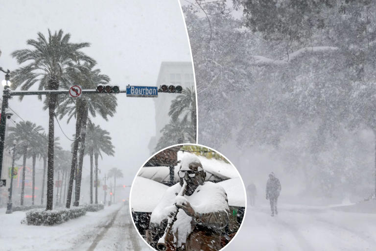 Blizzard blasts Texas, Florida and Louisiana — paralyzing communities ...