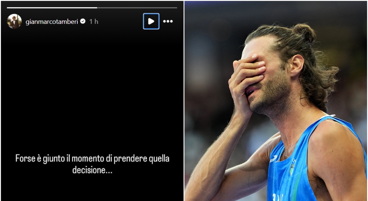 Tamberi si ritira? L'annuncio su Instagram: «Forse è giunto il momento ...
