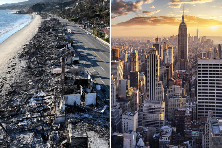 The LA wildfires have sparked an exodus to NYC